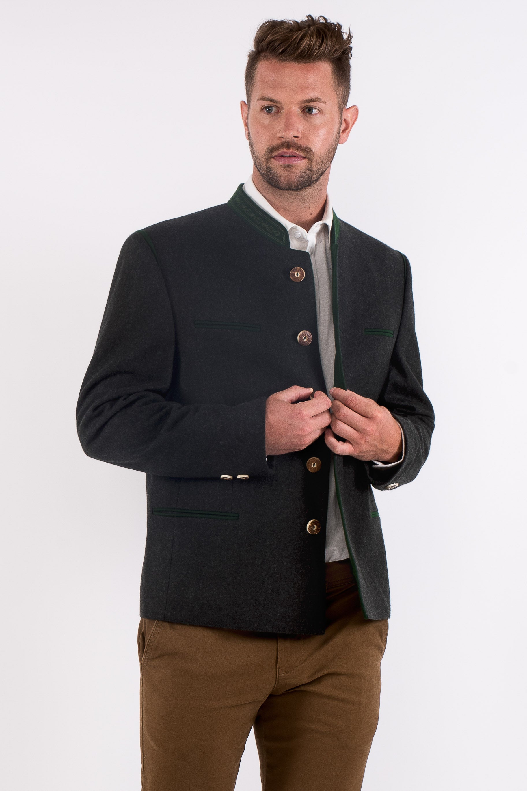 Braumeister - Men's Austrian Trachten Loden Jacket - Robert W. Stolz
