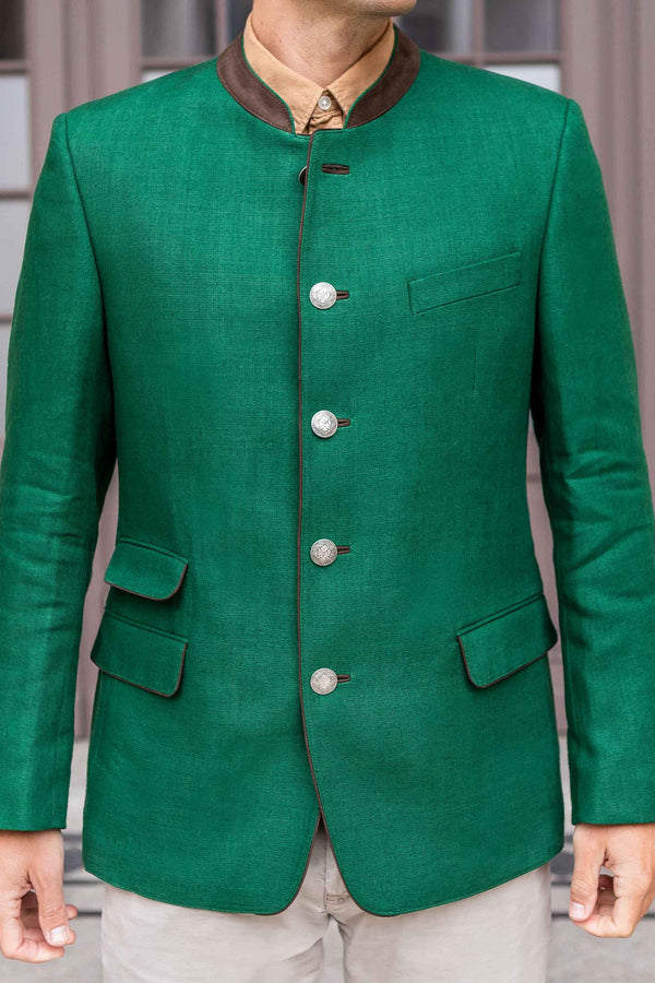 Our authentic austrian loden blazer in charcoal - Robert W. Stolz