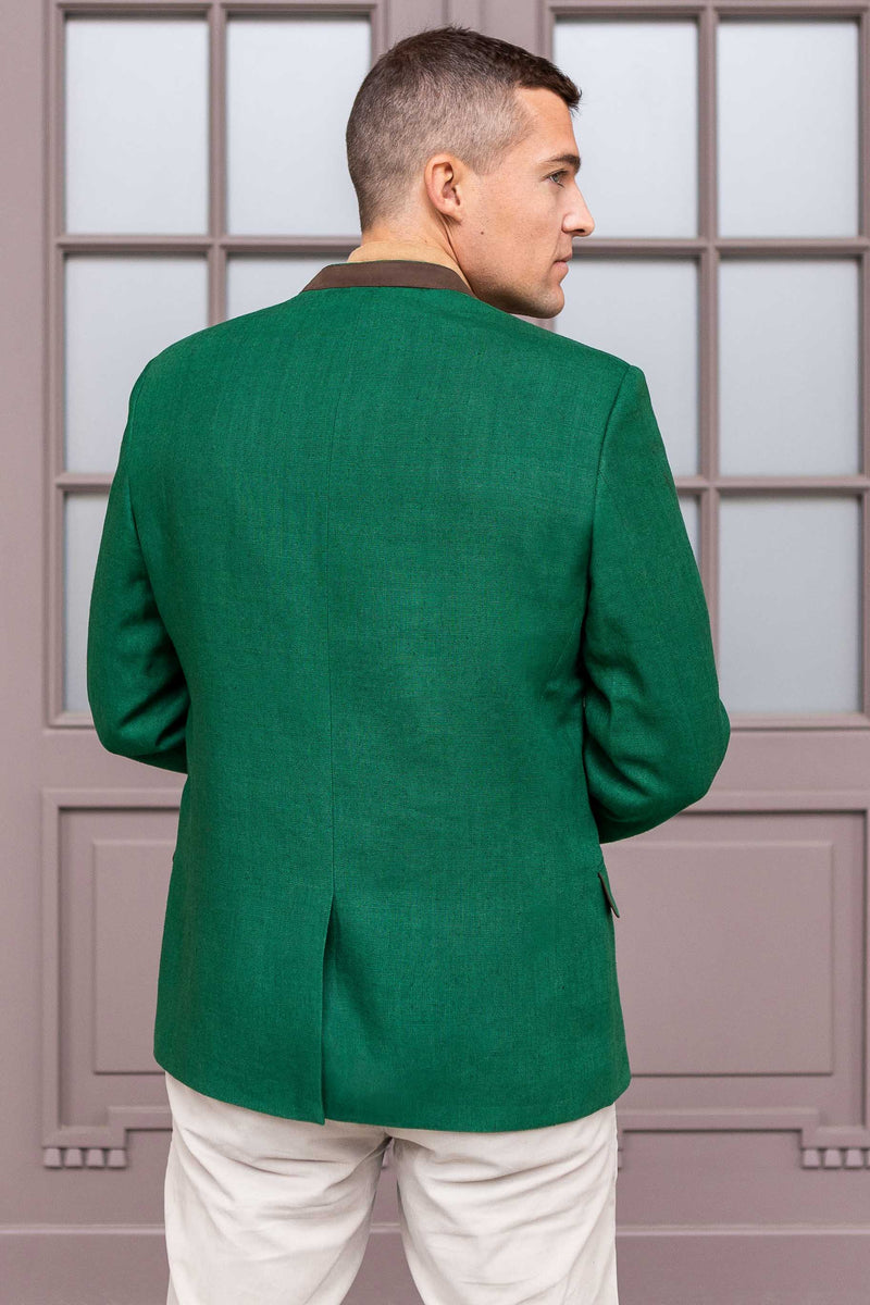 Our authentic austrian loden blazer in charcoal - Robert W. Stolz